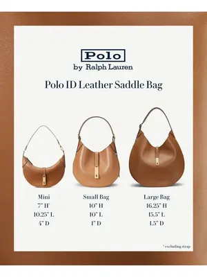 Polo Ralph Lauren Polo Id Leather Shoulder Bag - Tan