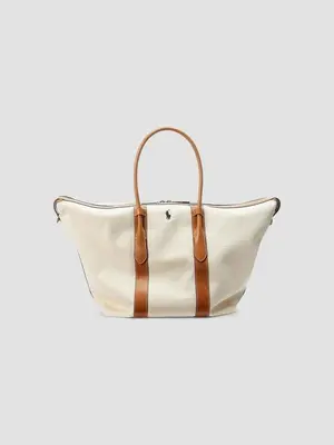 Polo Ralph Lauren Bellport Canvas Tote Bag - Natural