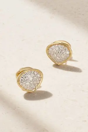 Marina B Trisola 18-karat Diamond Earrings - Gold