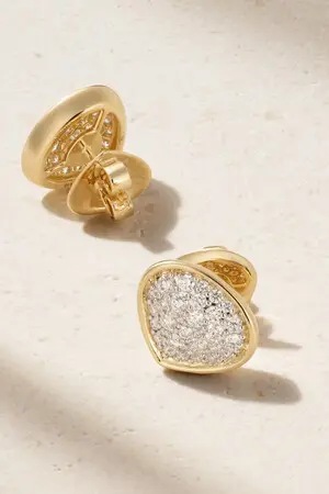 Marina B Trisola 18-karat Diamond Earrings - Gold