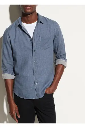 Vince Double Face Long Sleeve - Natural