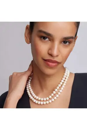Lagos Luna Double Strand Pearl Necklace