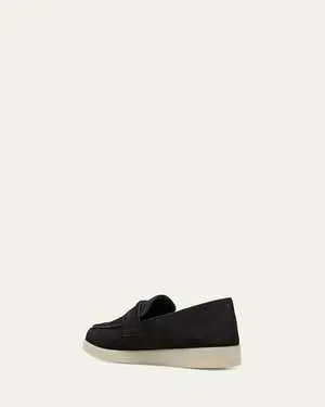 Prada Saint Tropez Suede Loafers