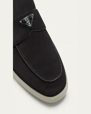 Prada Saint Tropez Suede Loafers
