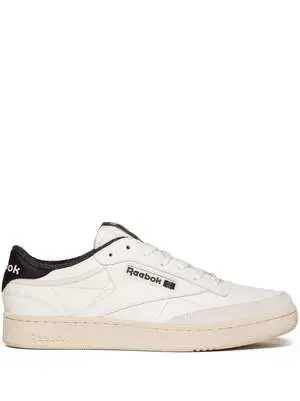 REEBOK Club C Embossed Leather Sneakers - White