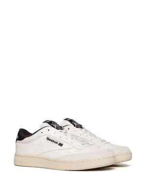 REEBOK Club C Embossed Leather Sneakers - White