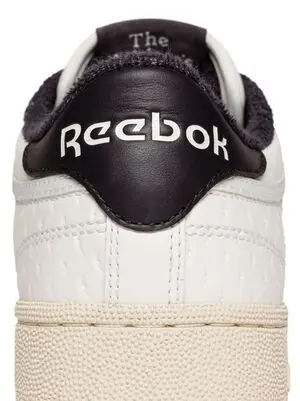 REEBOK Club C Embossed Leather Sneakers - White