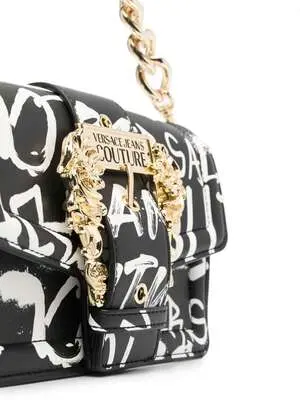 Versace Graffiti-print Crossbody Bag