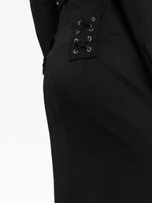 Alessandra Rich Lattice-embellished Midi Skirt