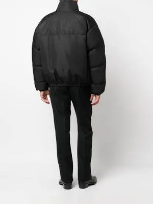 Alexander McQueen Funnel-neck Padded Jacket - Black