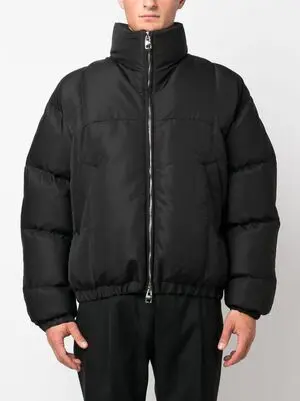 Alexander McQueen Funnel-neck Padded Jacket - Black