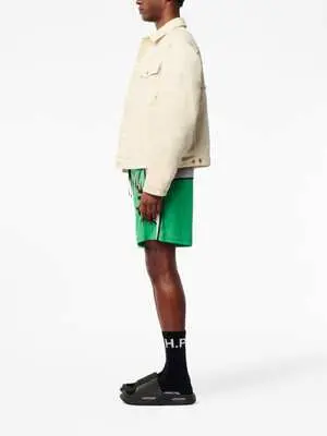 Heron Preston Logo-patch Cotton Jacket - White