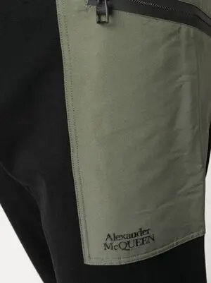 Alexander McQueen Contrast-pocket Cotton Track Pants