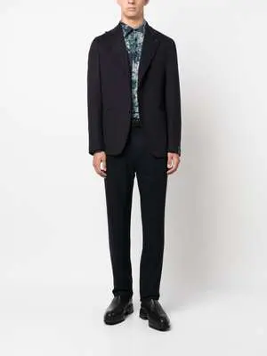 Tagliatore Single-breasted Virgin Wool-blend Blazer
