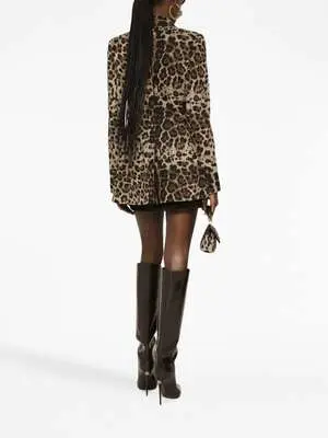 Dolce & Gabbana Ribbed Velvet Mini Skirt