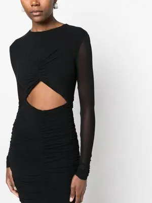 Philosophy Di Lorenzo Serafini Ruched Cut-out Maxi Dress