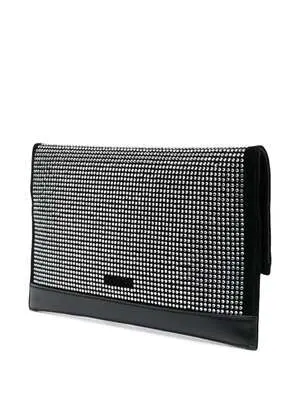 Patrizia Pepe Rhinestone-embellished Logo Crossbody Bag