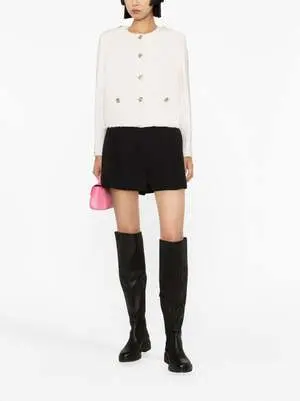 Maje Button-up Tweed Jacket