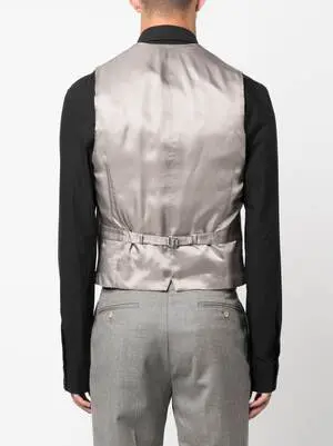 Polo Ralph Lauren Herringbone Wool-blend Waistcoat