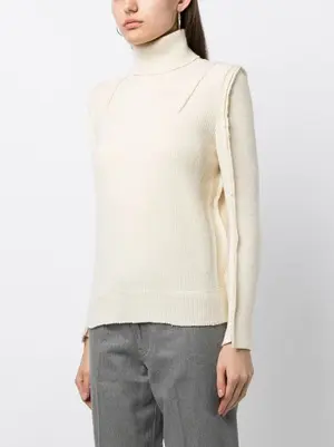 R13 Roll-neck Ribbed-knit Jumper