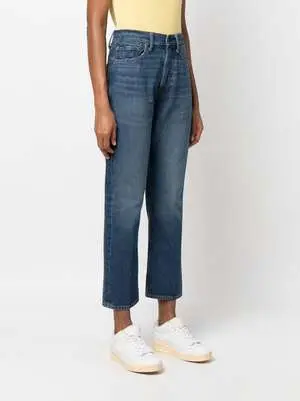 Polo Ralph Lauren 3x1 Rigid High-waist Cropped Jeans