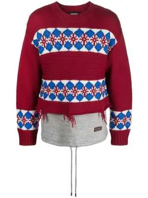 Dsquared2 Distressed Sweaters For Men