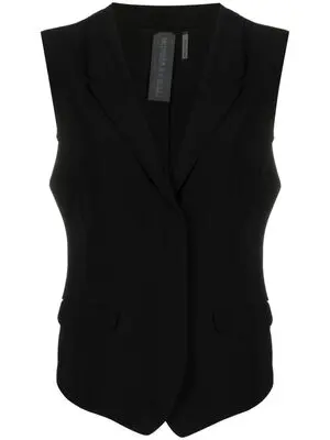 Norma Kamali Notched-lapel Vest
