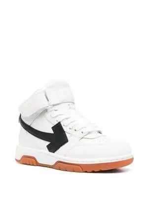 Off-White Out Of Office Leather Sneakers - White Black