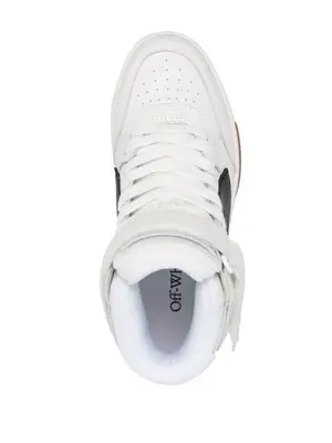 Off-White Out Of Office Leather Sneakers - White Black
