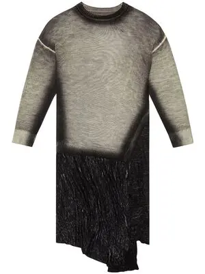 DIESEL® M-kimolos Asymmetric Hem Knitted Midi Dress