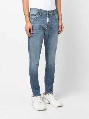 Philipp Plein Logo-patch Skinny Jeans