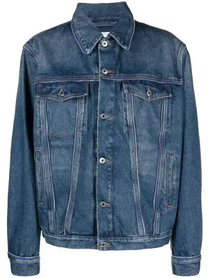 Off-White Zip-embellished Denim Jacket