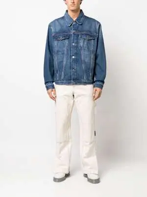 Off-White Zip-embellished Denim Jacket