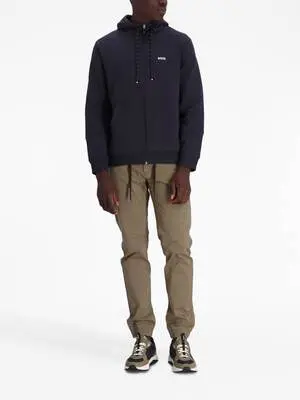 BOSS Colour-block Zip-up Hoodie