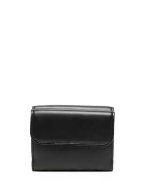 Chloé Sense Tri-fold Leather Wallet - Black