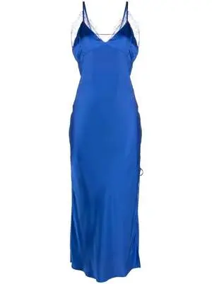 Patrizia Pepe Satin Slip Dress