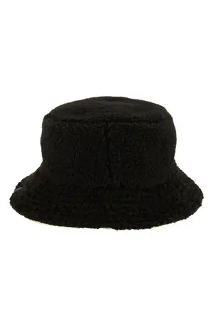 ALLSAINTS Reversible Teddy Fleece Bucket Hat