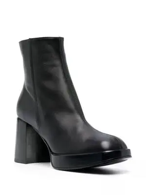 TOD'S 80mm Square-toe Leather Boots