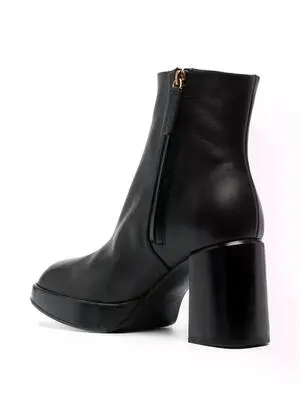TOD'S 80mm Square-toe Leather Boots