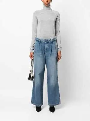 ARMARIUM Mid-rise Wide-leg Jeans - Blue