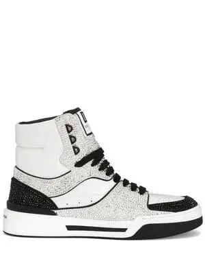 Dolce & Gabbana Silver Tone Sneakers For Men
