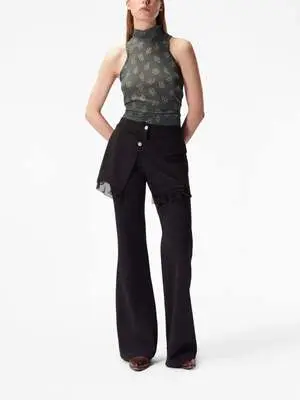 MARGHERITA MACCAPANI Layered Flared Trousers