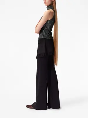 MARGHERITA MACCAPANI Layered Flared Trousers