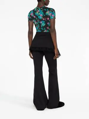 MARGHERITA MACCAPANI Layered Flared Trousers
