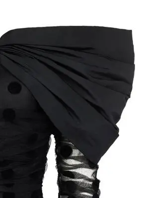 Nina Ricci Oversized Bow Tulle Dress