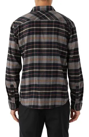 O'Neill Redmond Plaid Stretch Flannel Button-up Shirt