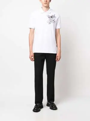 Philipp Plein Snake Cotton Polo Shirt