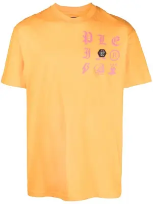 Philipp Plein Logo-patch Cotton T-shirt
