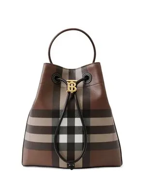 Burberry Tb Leather Bucket Bag