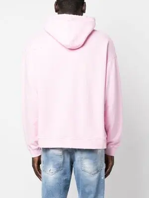 Dsquared2 Distressed-finish Cotton Hoodie